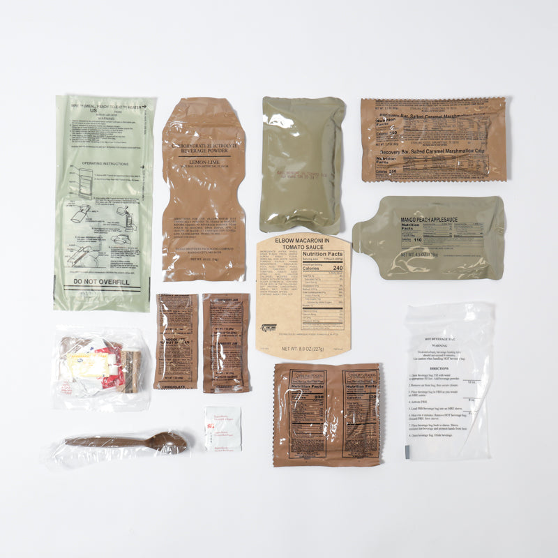 US Army MRE Individual Ready To Eat Emergency Survival Ration Meals ...
