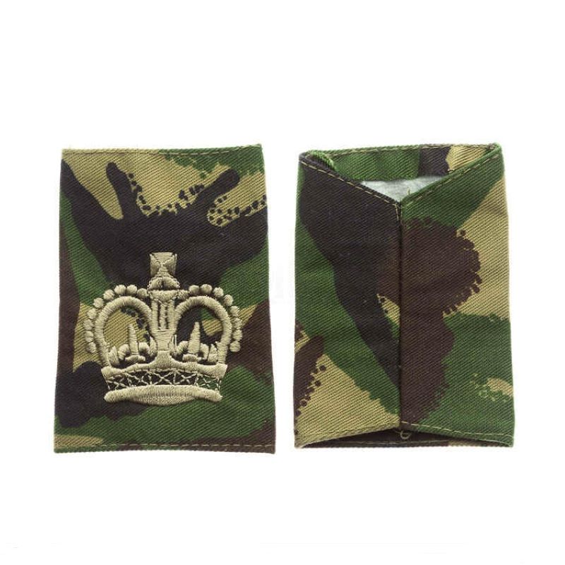 British Army Major General Rank Slides Bronze/DPM Pair – Hong Kong MG ...