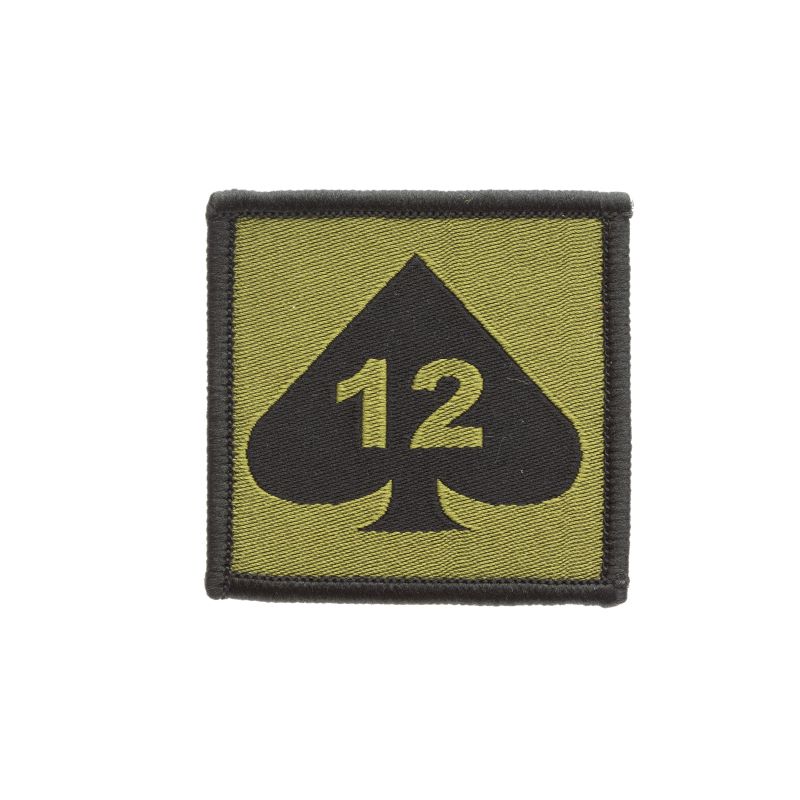 British Army 12th Armoured Infantry Brigade Patch Subdued – Hong Kong ...