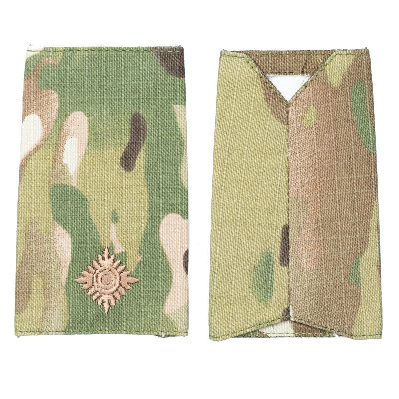 British Army 2nd Lieutenant Rank Slides Bronze/MTP Pair – Hong Kong MG ...