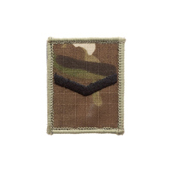 British Army Lance Corporal Patch Black/MTP Velcro – Hong Kong MG ...