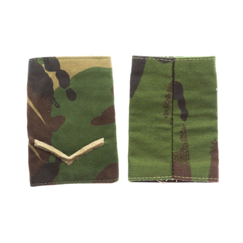 British Army Lance Corporal Rank Slides Bronze/DPM Pair – Hong Kong MG ...