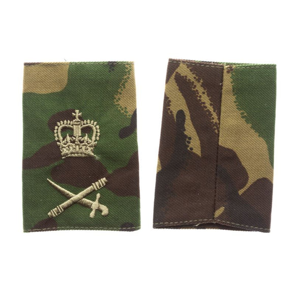 British Army Lieutenant General Rank Slides Bronze/DPM Pair – Hong Kong ...