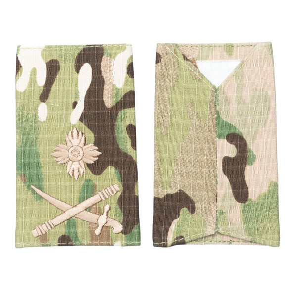 British Army Major General Rank Slides Bronze/MTP Pair – Hong Kong MG ...