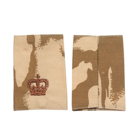 British Army Major Rank Slides Desert DPM Pair – Hong Kong MG Trading ...