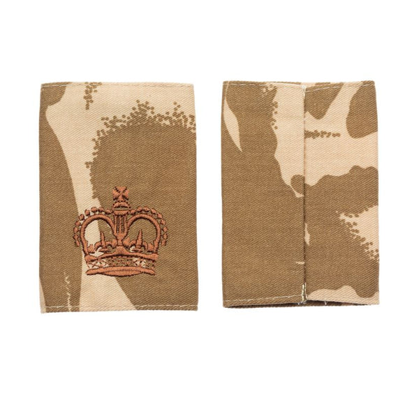 British Army Sergeant Major Rank Slides Desert DPM Pair – Hong Kong MG ...