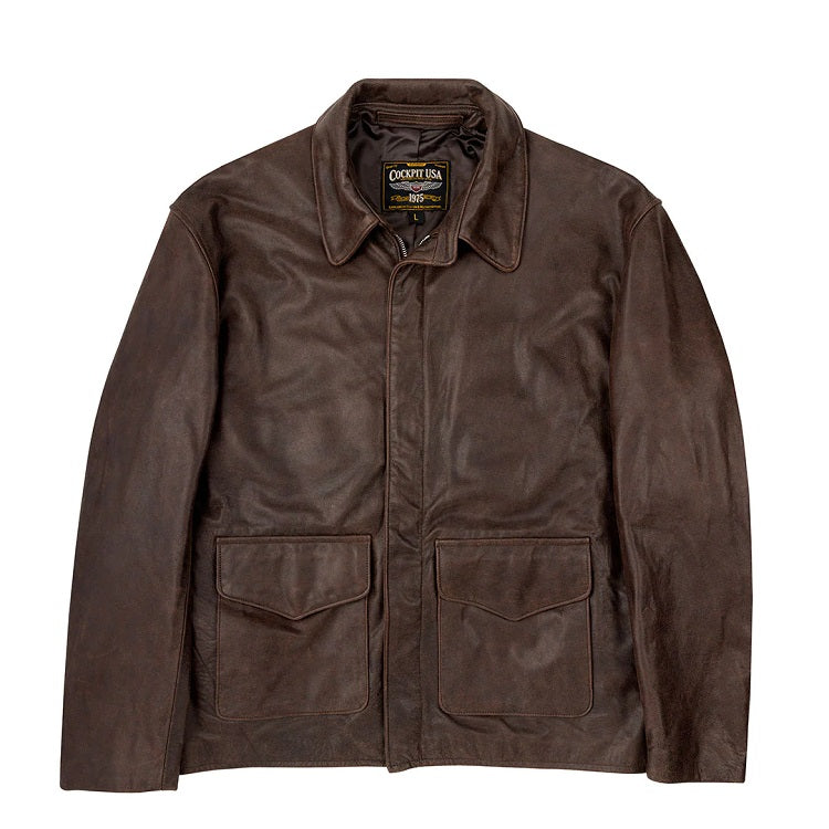 Cockpit USA The Explorer Horsehide Leather Jacket – Hong Kong