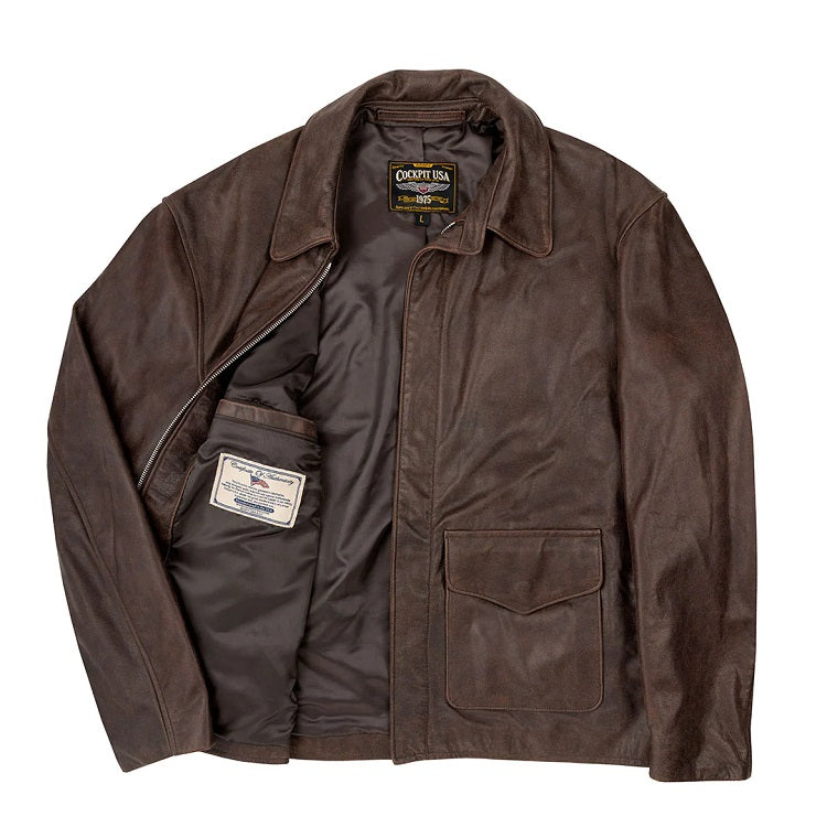 Cockpit USA The Explorer Horsehide Leather Jacket – Hong Kong
