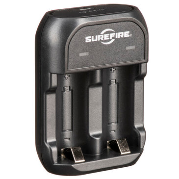 Surefire 123A / SFLFP123 3.2V Lithium Phosphate Battery 2-Pack with Ch ...