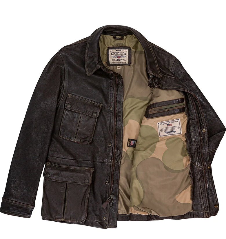 Cockpit USA Dispatch Motorcycle Goatskin Jacket – Hong Kong MG Trading ...