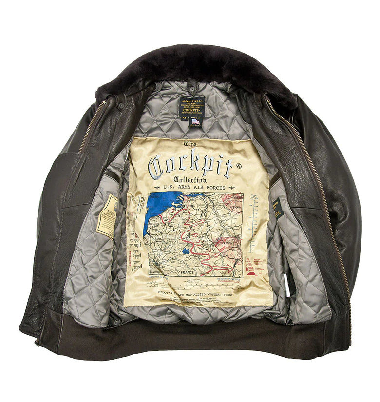 Pre-Order: Cockpit USA G-1 Cowhide Bomber Jacket – Hong Kong
