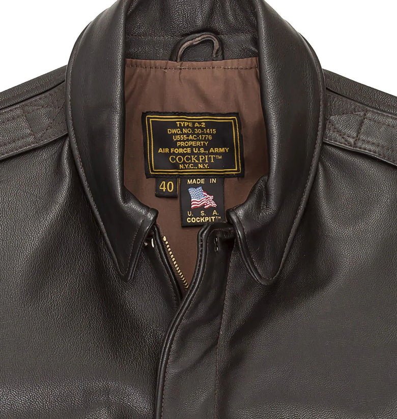 Cockpit USA Reissue A-2 Goatskin Jacket – Hong Kong